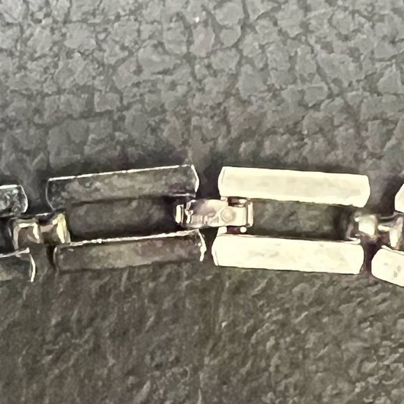 Trifari | Jewelry | Vintage Crown Trifari Silver Tone Rectangular Chain ...